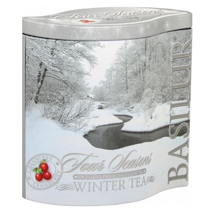 BASILUR Winter Tea - Thé noir de Ceylan en feuilles avec ajout de ...