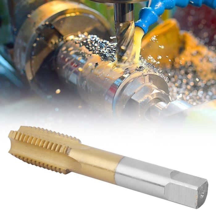 Outil à main de foret de taraud à flûte droite en acier à grande ...