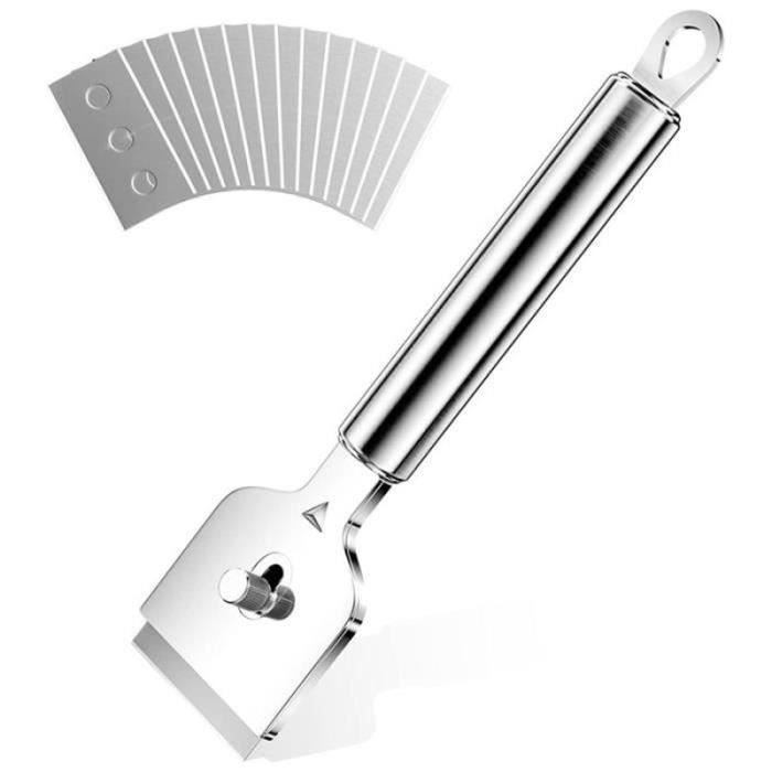 Grattoir pour Plaque Cuisson en MéTal - VERNICE - avec 14 Lames ...