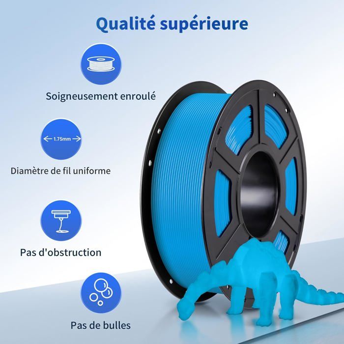 Filament PLA Glow in the Dark,Imprimante 3D Filament PLA 1.75mm 1KG ...