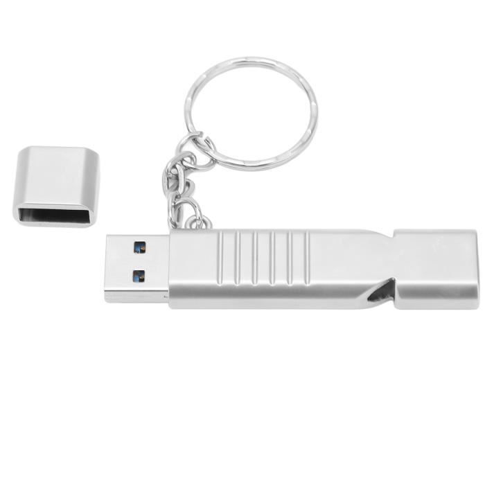 Dioche Clé USB USB3.0 U Disk Self Protection Antichoc Petit Compact Apparence simplifiée 2 en 1 ...