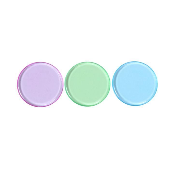 300 pièces jetons de comptage coloré en Transparent Durable 19 MM ...