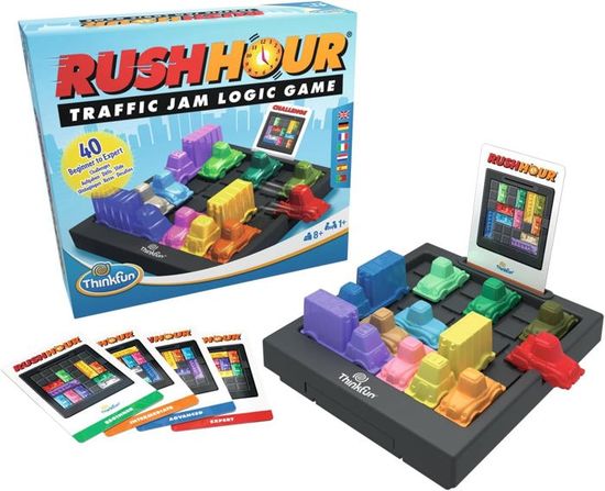 Rouge Rush Hour - Traffic Jam Logic, Brain & Challenge Game - STEM Toys ...