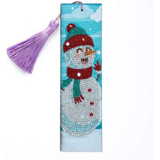 Domybest Marque-page de Peinture au Diamant Bricolage Diamond Painting Marque Page en Cuir ...