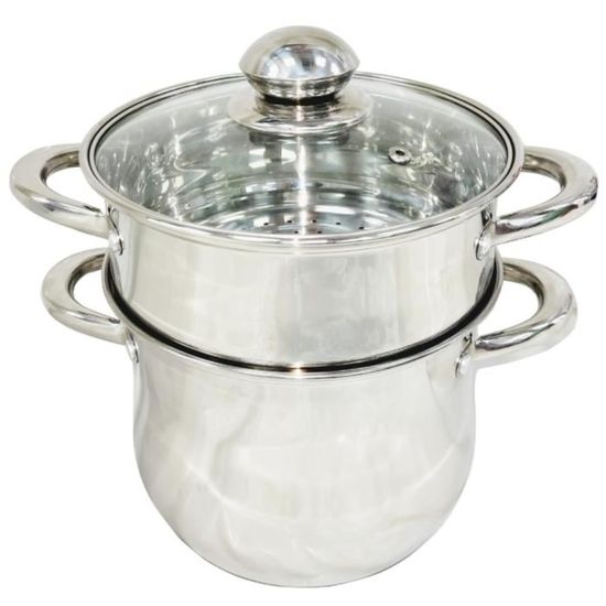 Couscoussier traiteur inox 6 Litres - Cdiscount Maison