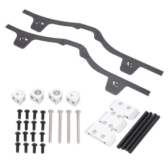 Fafeicy Poutre de cadre en carbone RC Kit de châssis en fibre de carbone LCG, réglage du centre ...