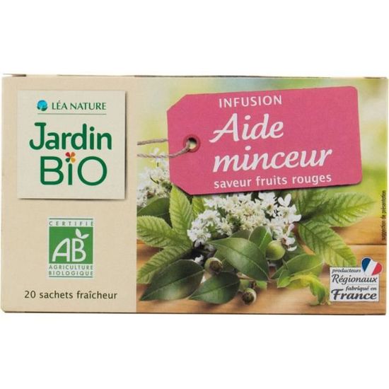 LEA NATURE Infusion Aide minceur : Fruits rouges - Bio - 20 sachets ...