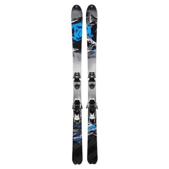 Ski K2 Sideshow 90 + fixations - Cdiscount Sport