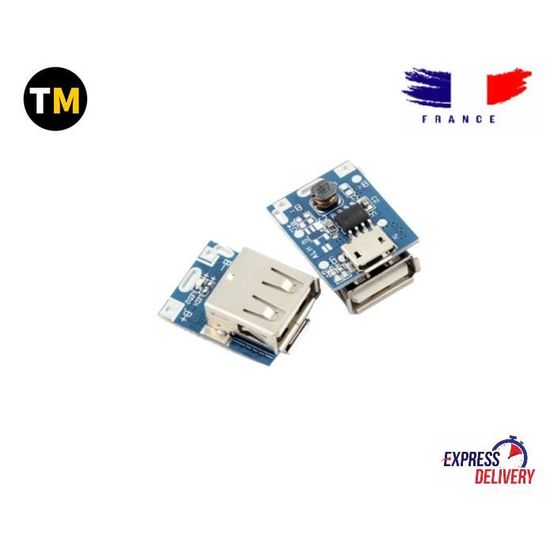 Module USB Power Bank Circuit Board 134N3P Charge et Décharge Lithium ...