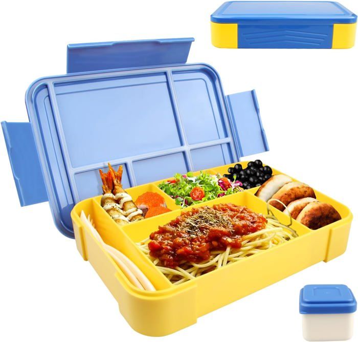 Bento lunch box,lunch box 1330 ml,lunch box adulte étanche,sans BPA ...