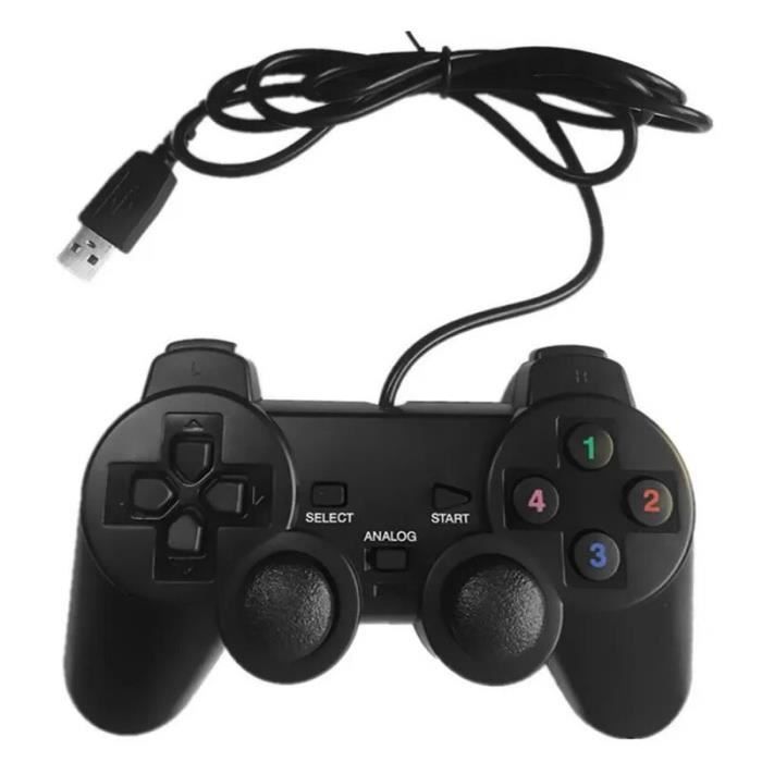 Manette de jeu - AIHONTAI - Type B 84116 - Filaire USB - Vibration ...