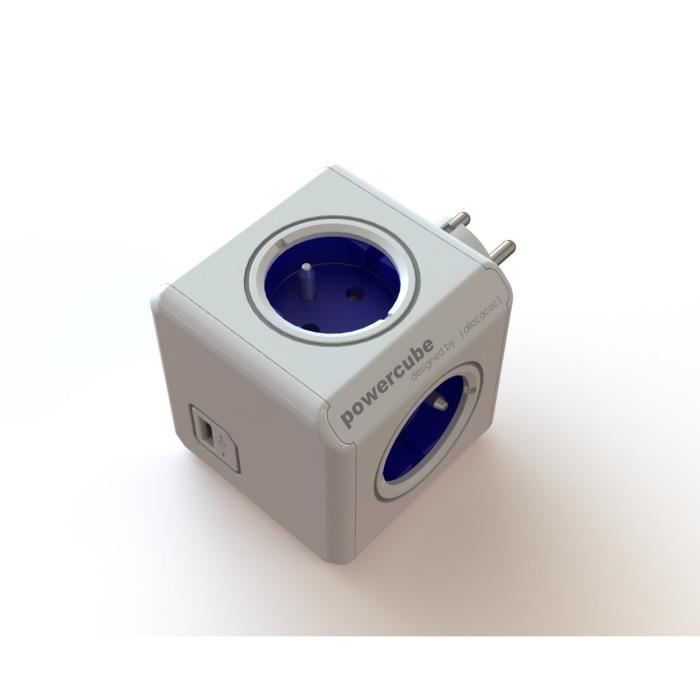 Allocacoc PowerCube USB, 4way Socket 230V, FR - Cdiscount Bricolage