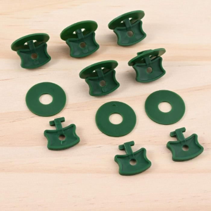 Pinces torsadées pour serre 100 pièces Clips de torsion de serre Clips de fixation d'ombrage en ...