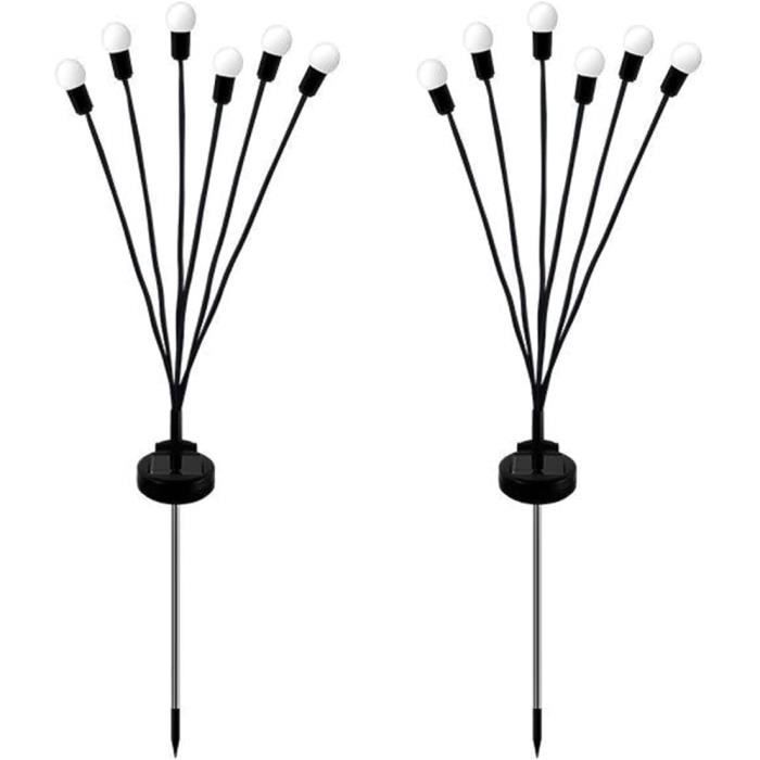 Lot De 2 Lampes Solaires Lucioles Étanches À Énergie Solaire Pour Jardin[J7851] - Cdiscount Maison
