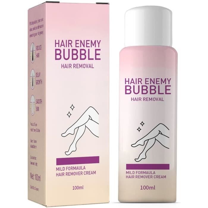 Mousse d'épilation – Crème épilatoire – Crème d'épilation indolore pour ...