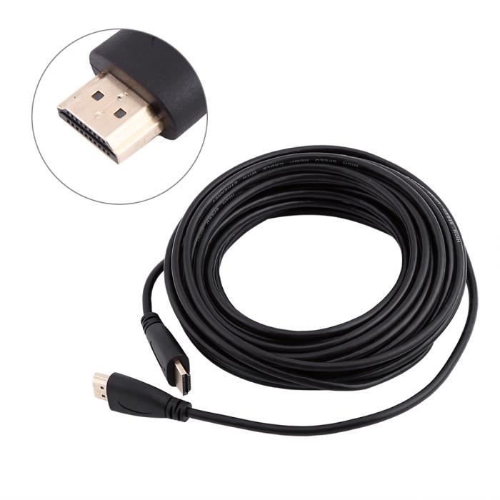 Câble HDMI high speed pour LCD DVD HDTV - Cdiscount TV Son Photo