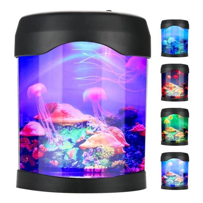 Mood Lamp Aquarium, Mood LED Lighting Color Changing Night Lamp USB ...