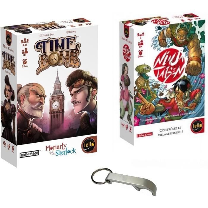 Lot Time Bomb + Ninja Taisen + 1 Décapsuleur Blumie (Time Bomb + Ninja ...