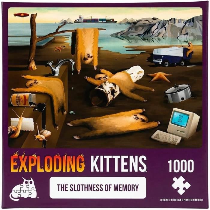 Jigsaw Puzzles For Adults - Slothness Of Memory - 1000 Piece Jigsaw ...