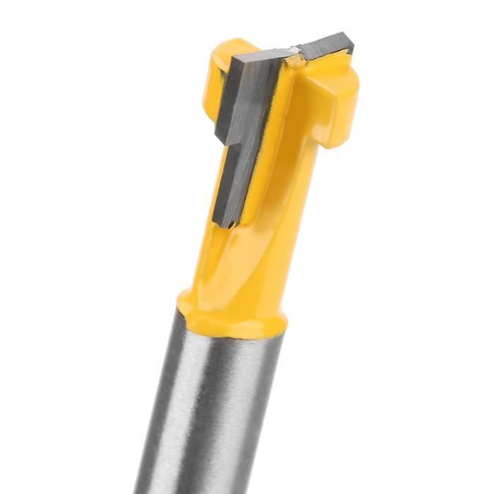 Keyhole Bit T-slot groove router, 9.5 mm (3/8) shank router bits ...