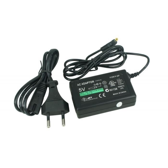 Chargeur secteur pour sony psp 1000 2000 3000 - - alimentation 220 vts ...