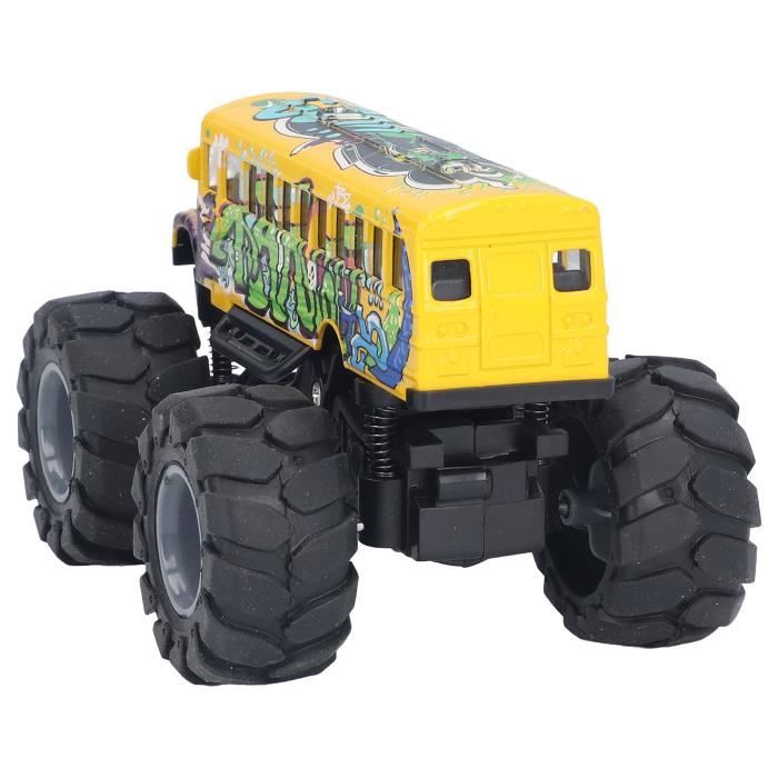 FAS Alliage Bigfoot School Bus Pull Back Model, 1:43 Boy Toy (Jaune ...