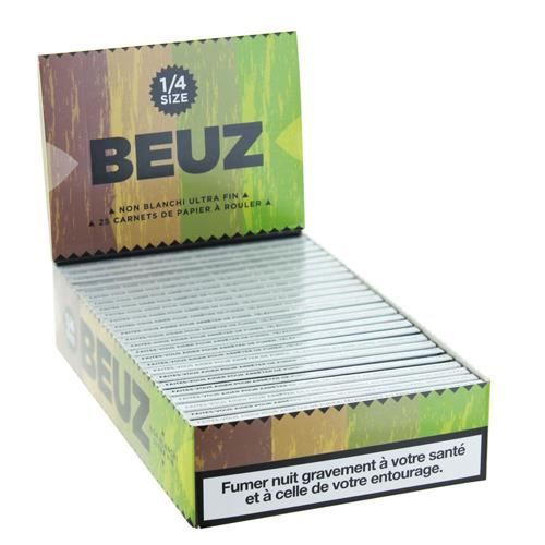 Boite de Feuille a Rouler BEUZ au Format Espagnol 1 1/4 Brown 25 ...