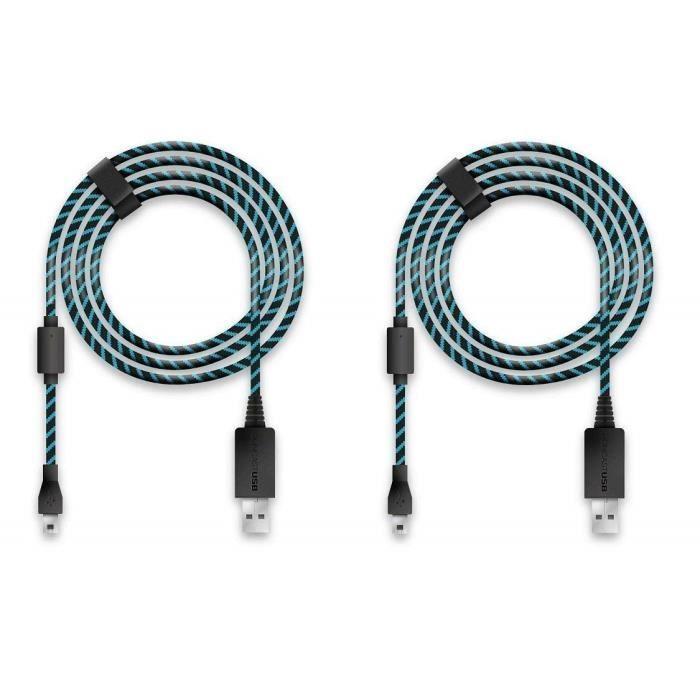 Câble de Chargement de Manette Lioncast 2x pour Xbox One et PS4, 4m ...