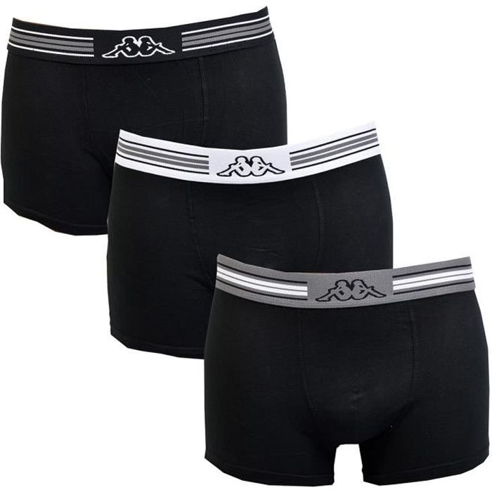 Boxer Homme KAPPA Pack de 3 Boxers KAPPA 0138 100% Coton Pack de 3 ...