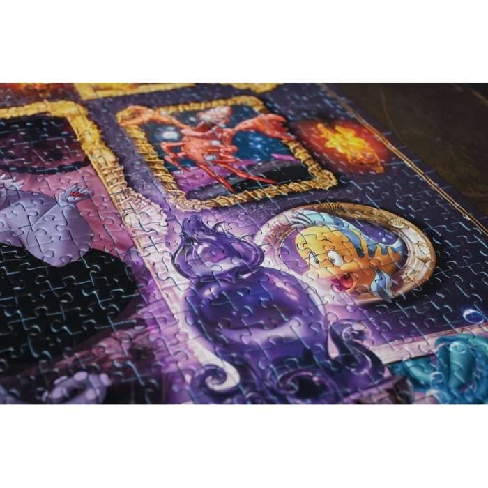 Puzzle 1000 pièces - RAVENSBURGER - Ursula - Disney Villainous ...