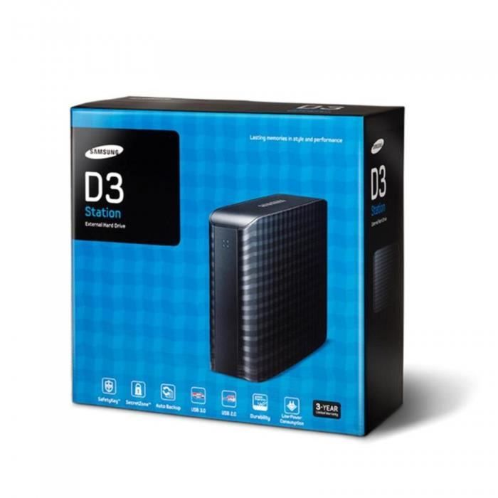 Samsung D3 Station Disque dur externe de bureau 3,5" USB 3.0 / USB 2.0 ...
