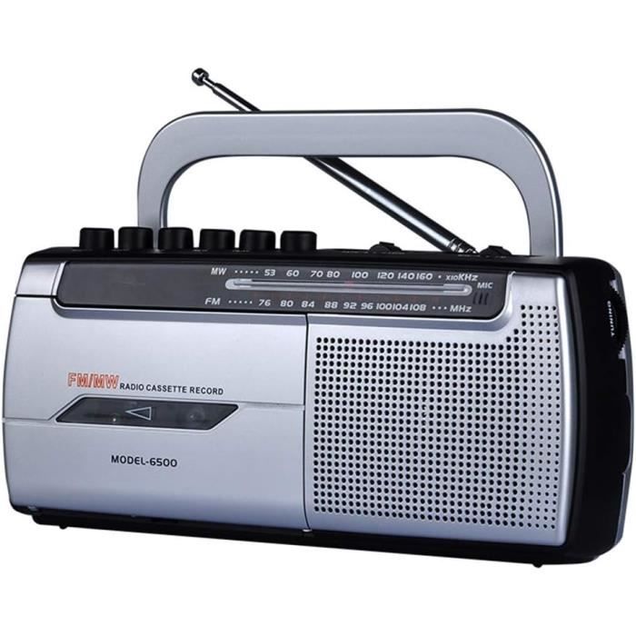 Luernas Lecteur Cassette Portable, Baladeur Cassette Étudiant Machine ...