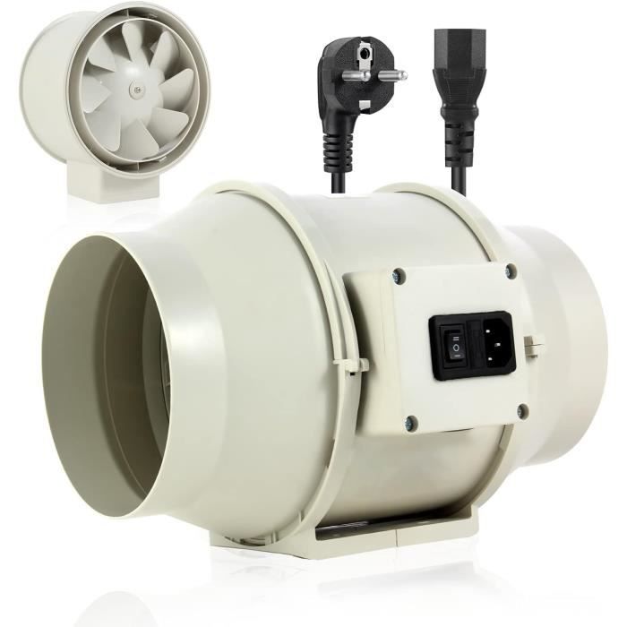 FanGoFast Extracteur d'air 150mm Réglable, 530m³-h Ventilateur d ...