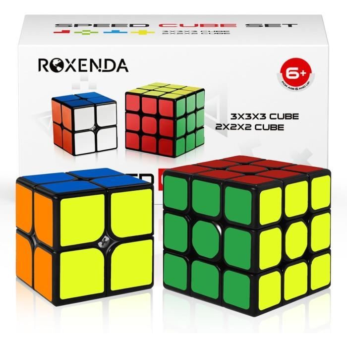 ROXENDA Speed Cube Set, Cube de Vitesse 2x2 3x3 Original Cube Magique89 ...