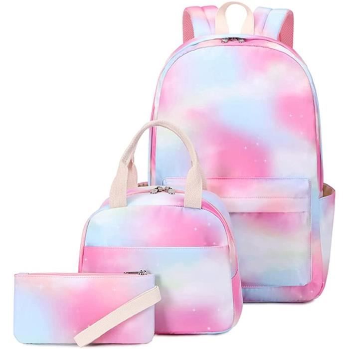 Sac À Dos Filles Sacs À Dos Enfant Filles, 3 En 1 Sac À Dos Avec Sac À ...