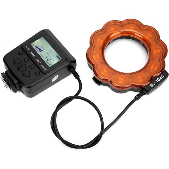 Macro Ring Light, Ring Flash 6800K Température De Couleur Lumière ...