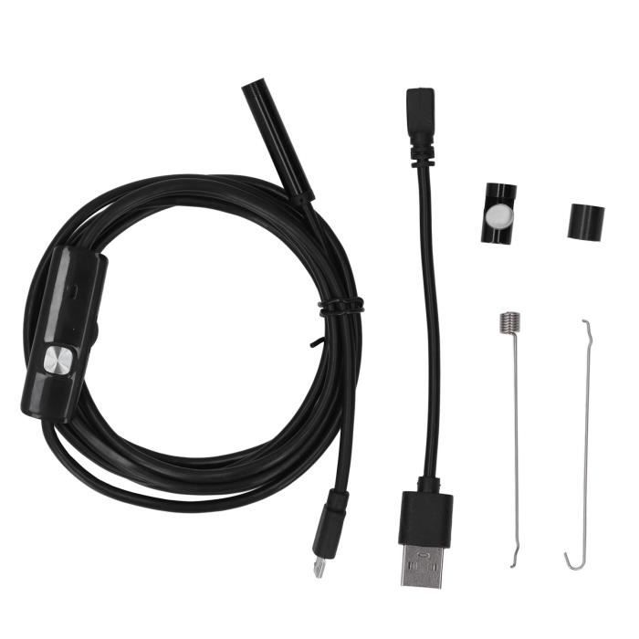 LOR - Endoscope USB Endoscope industriel USB avec 6 lumières LED Caméra ...