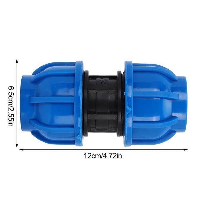 ZJCHAO Water Pipe Connector, Pipe Connection, PE Plastic for Graden ...