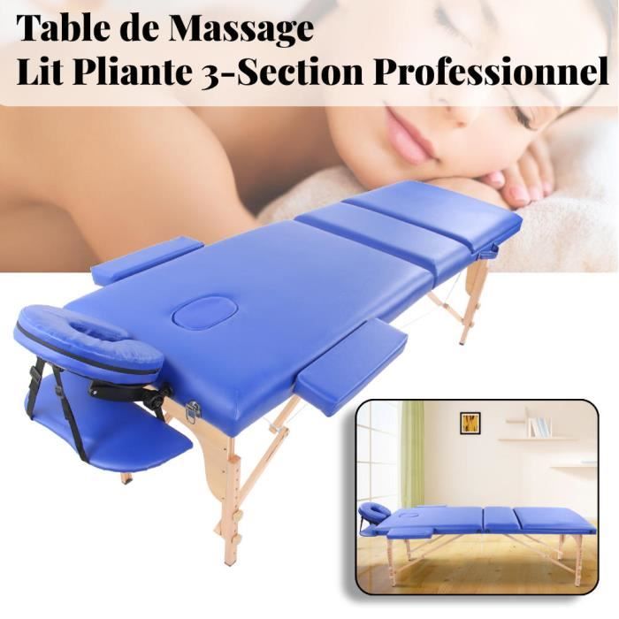 FAE-Table SPA Table de massage pliante à hauteur réglable pour salon de ...