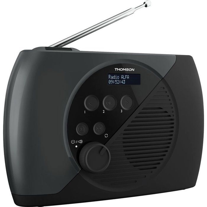 Radio FM - THOMSON - DAB - Gris et Noir - Cdiscount TV Son Photo