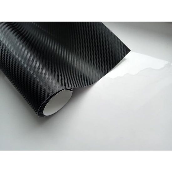 Film covering carbone noir 3D vinyle adhesif thermoformable (152 x 30 ...