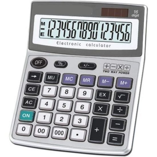 Calculatrice Standard Calculateur De Bureau Calculatrices À 16 Chiffres ...