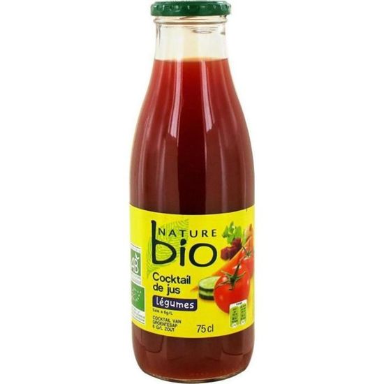 Nature Bio Jus de légumes BIO 75 cl - Cdiscount Au quotidien