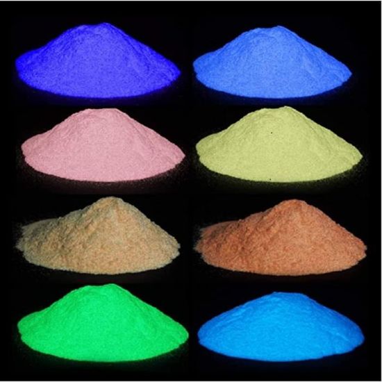 Pigments lnescents fluo qui brillent dans l'obscurité - Poue de ...