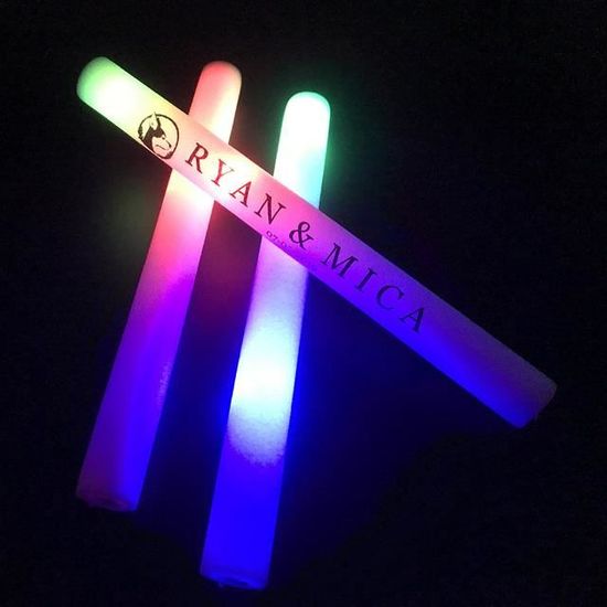 BATON LUMINEUX,15PCS--Bâtons Lumineux En Mousse À Led Rgb, 12-15-30-60 ...
