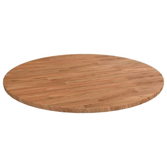 BEAU Plateau de Table - ronde - Contemporain - Marron clair - Ø90x1,5 ...