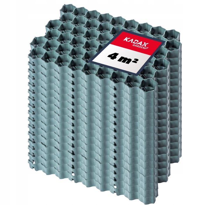 Grille de Parking Jardin KADAX 60x40x4cm, 16 pièces, Vert, Polyéthylène ...