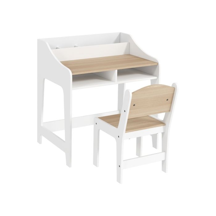 ®TONLRGY Ensemble de bureau pour enfants avec rangement, compartiments ...