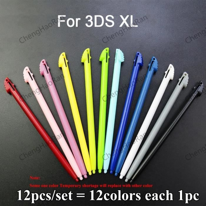 12 colorsfor 3dsxl - Stylet en plastique et métal pour écran tactile ...