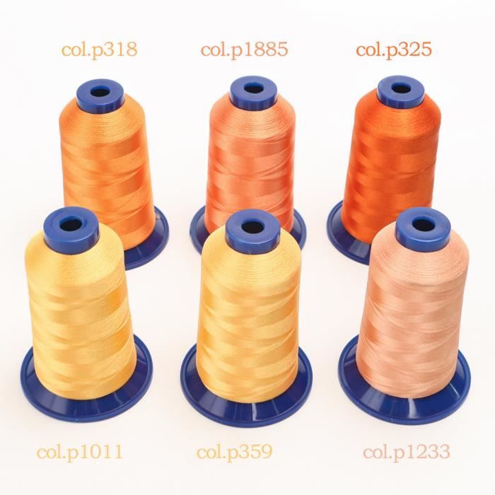 Fil à Broder en Polyester pour Machine Brother Babylock,Janome,Singer ...